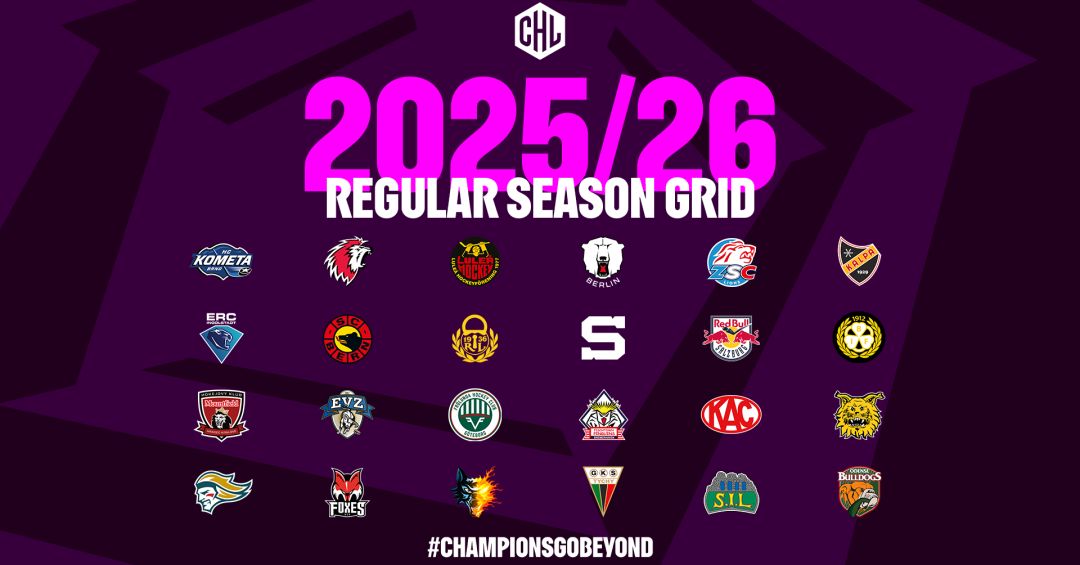 2025/26 CHL Draw | All the Match-Ups & Regular Season Grid