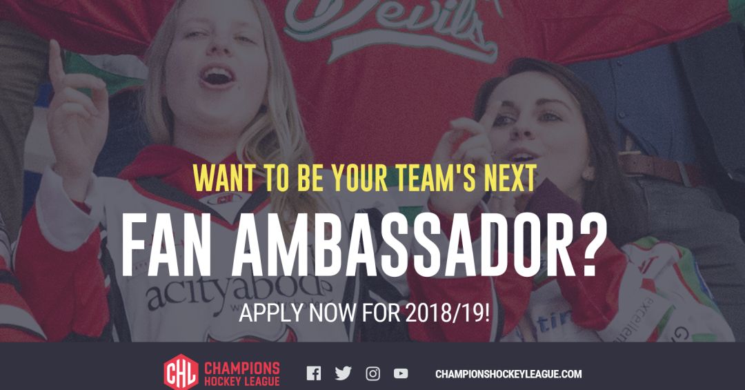 Fan Ambassadors wanted for Season 2018/19!